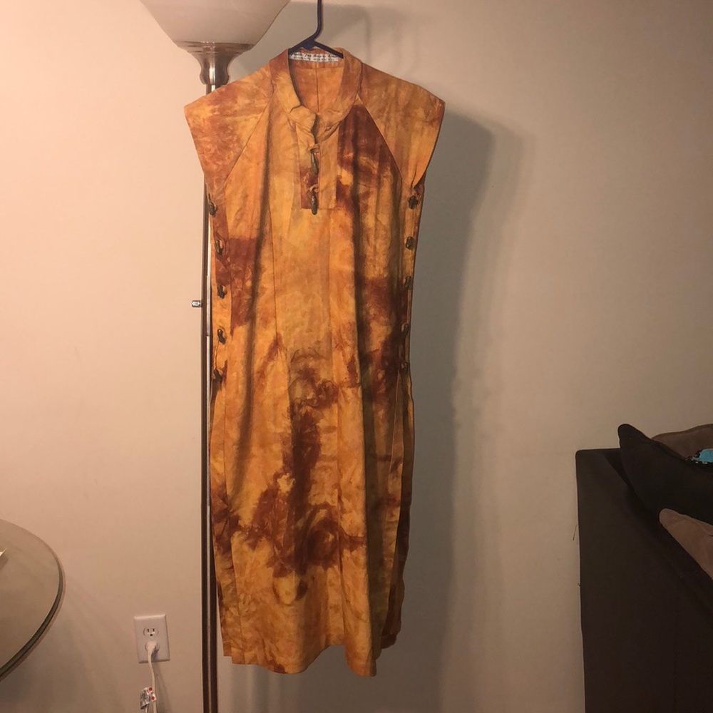 Traditional African Outfit (Gold & Brown) - Gem